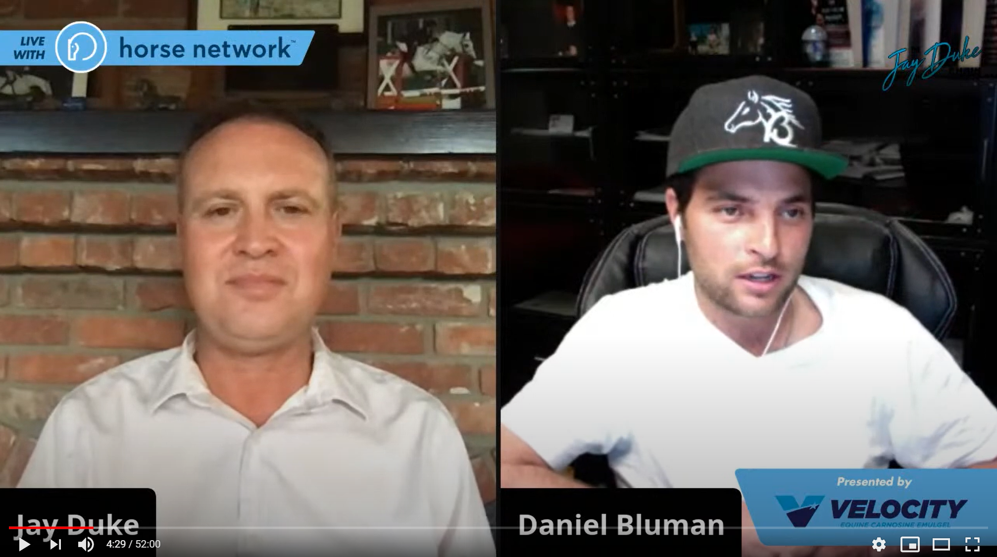 The Horse Network's Jay Duke Show, hosts Olympic show jumper Daniel Bl ...